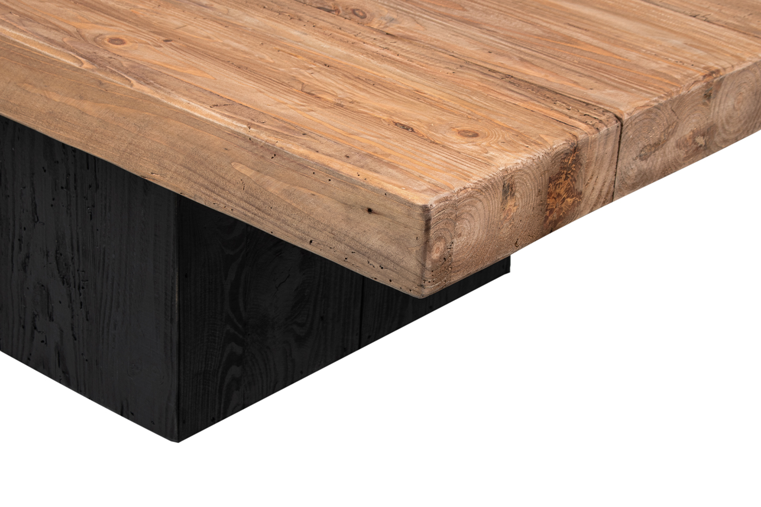 ALMOND 1.35m Reclaimed Pine Wood Coffee Table