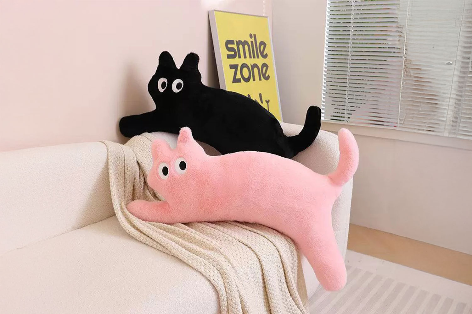 DOPAMINE Cat Plush Cushion Multiple Colors