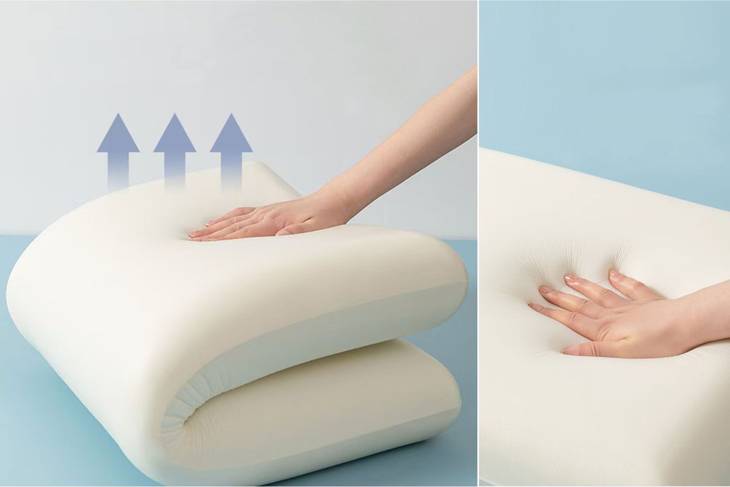 TRAN Memory Foam Bread Pillow