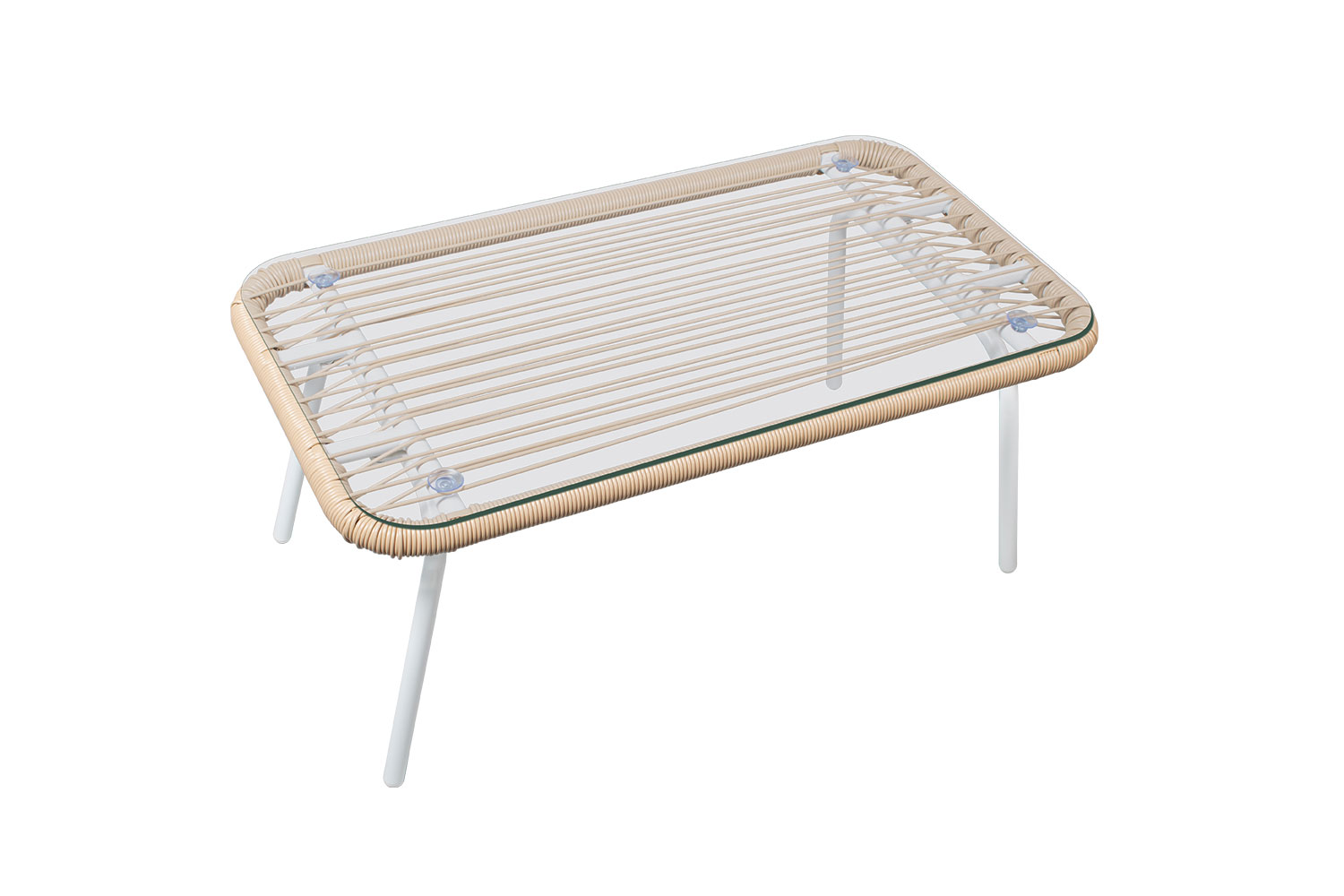 KUTAA 4PC Outdoor Lounge Set with Coffee Table