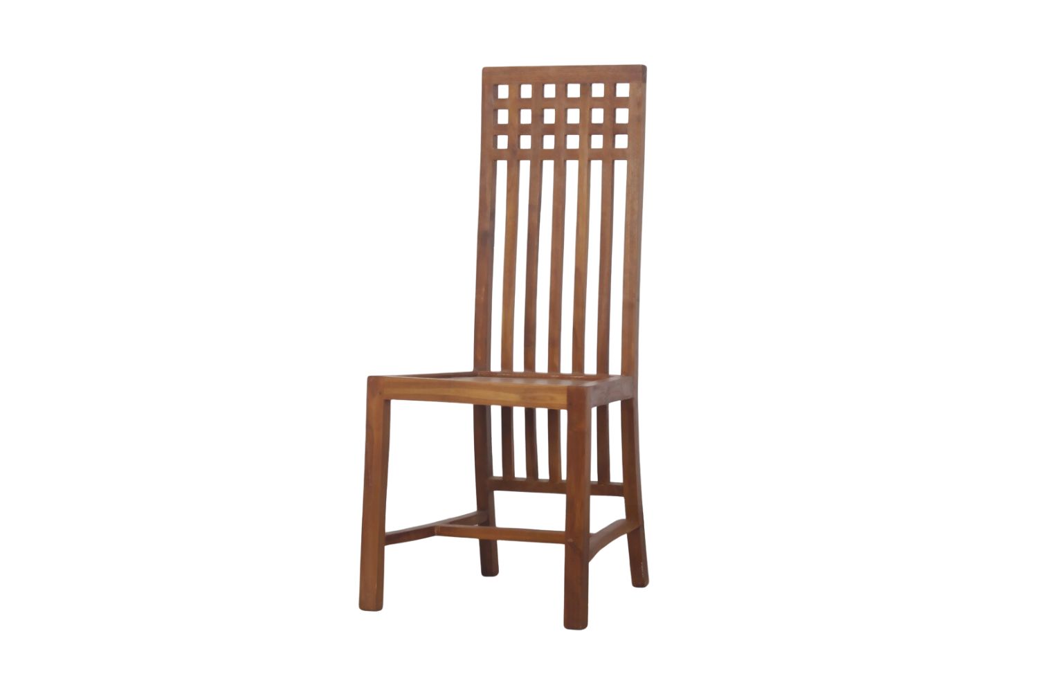 BALI Solid Teak Square Back Top Chair