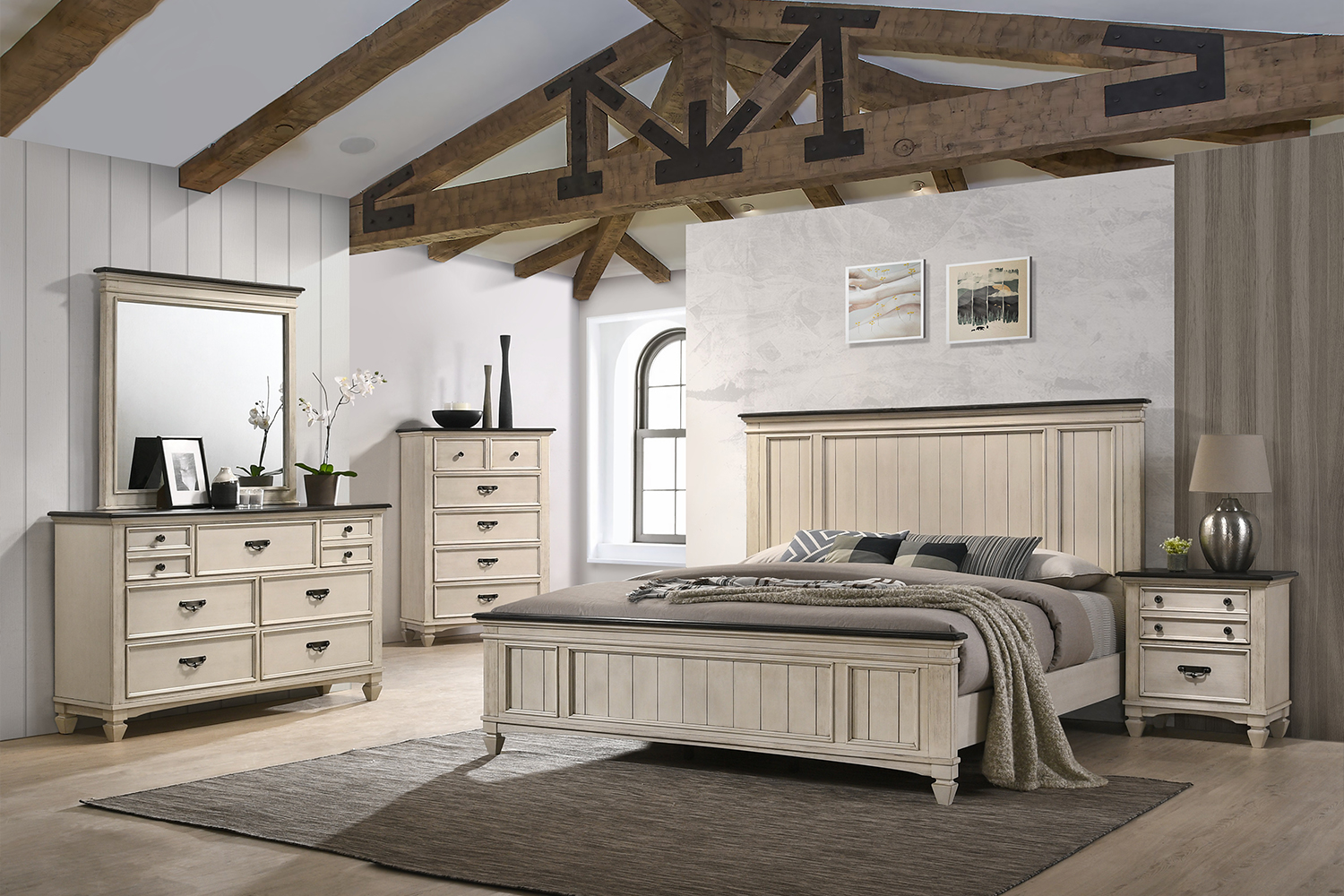 HOMESTEAD 7-Drawer Dresser with Mirror