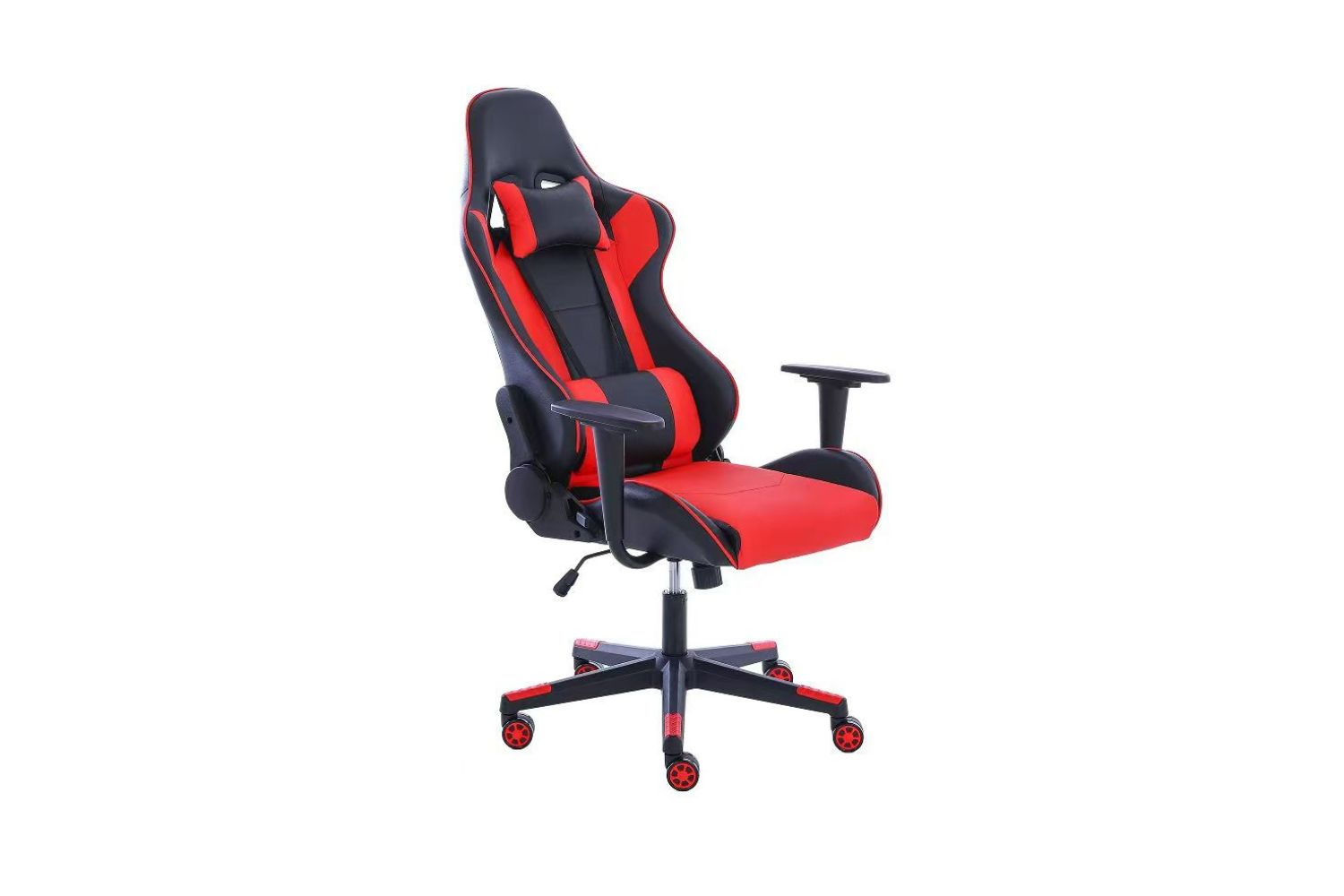 RAIDERS Swivel Gaming Chair (Red with Black)