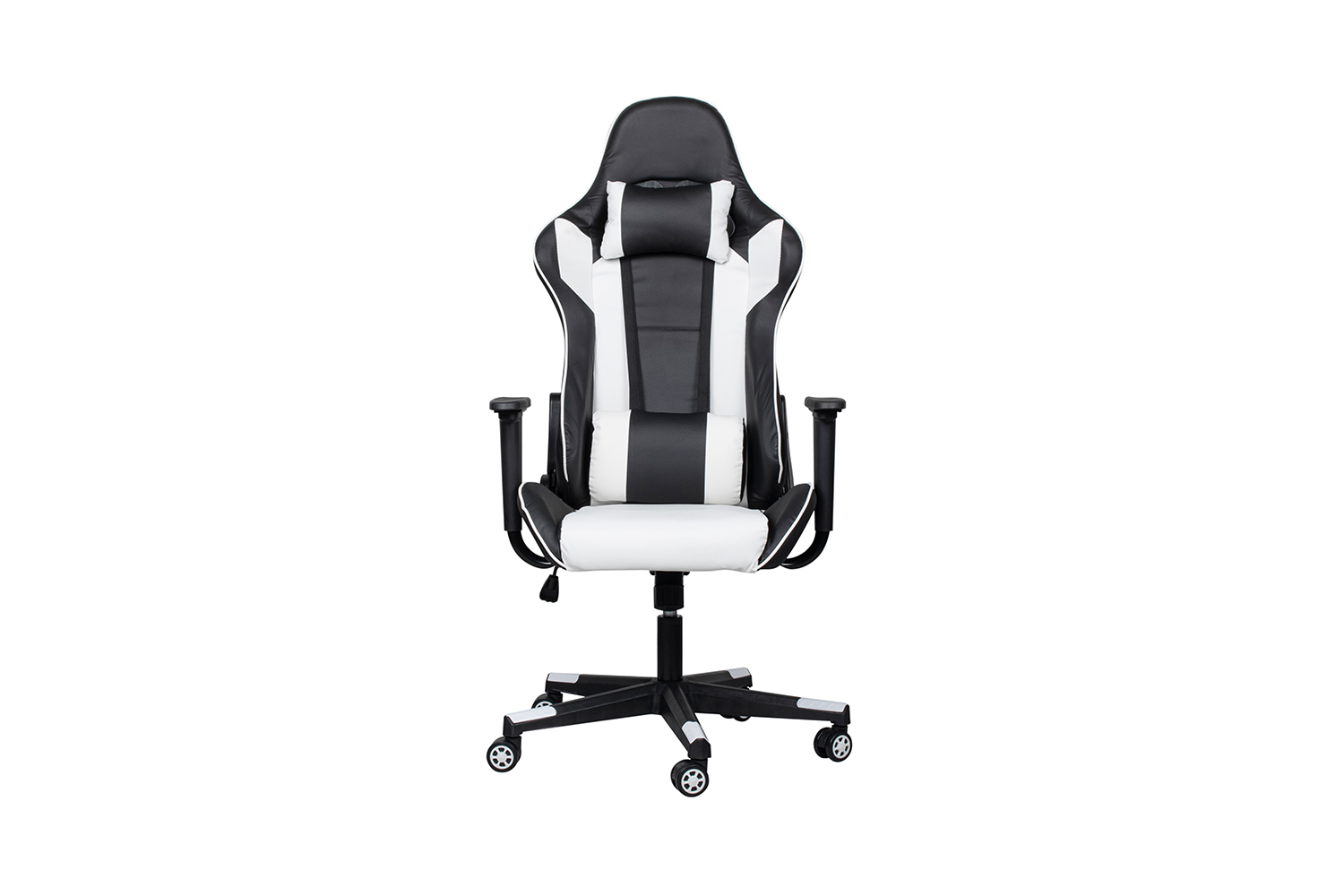 RAIDERS Swivel Gaming Chair (White with Black)