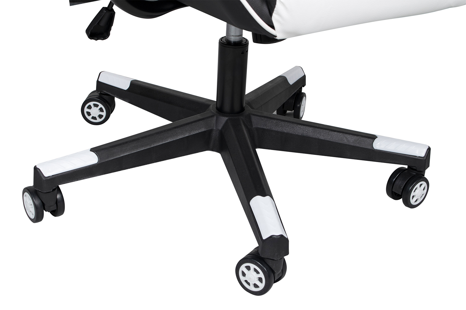 RAIDERS Swivel Gaming Chair (White with Black)