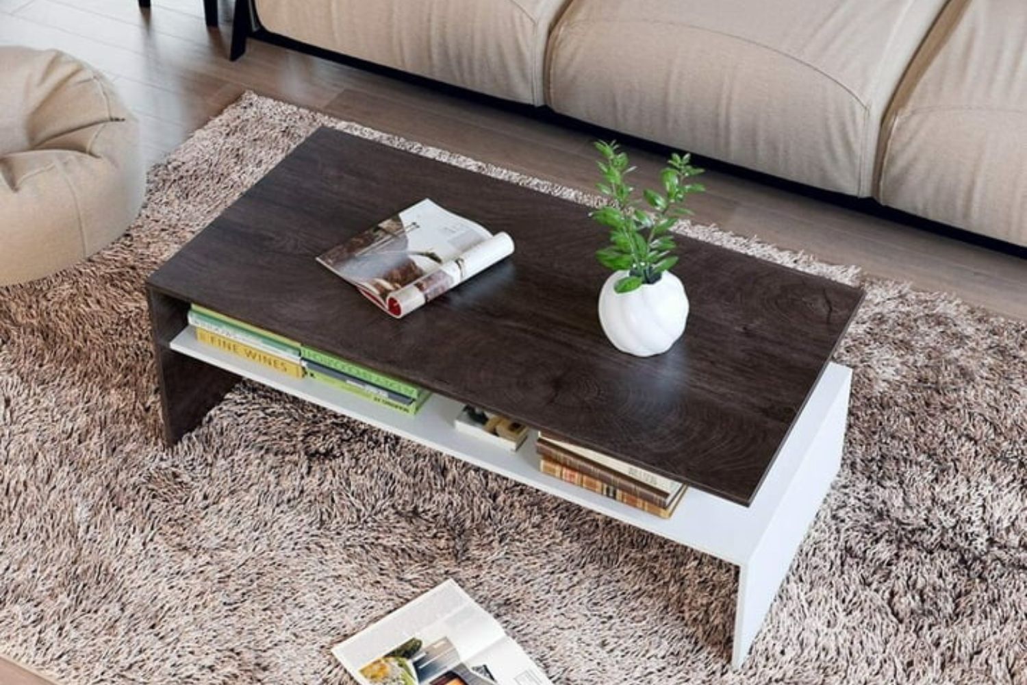 AMOS Coffee Table with Shelf