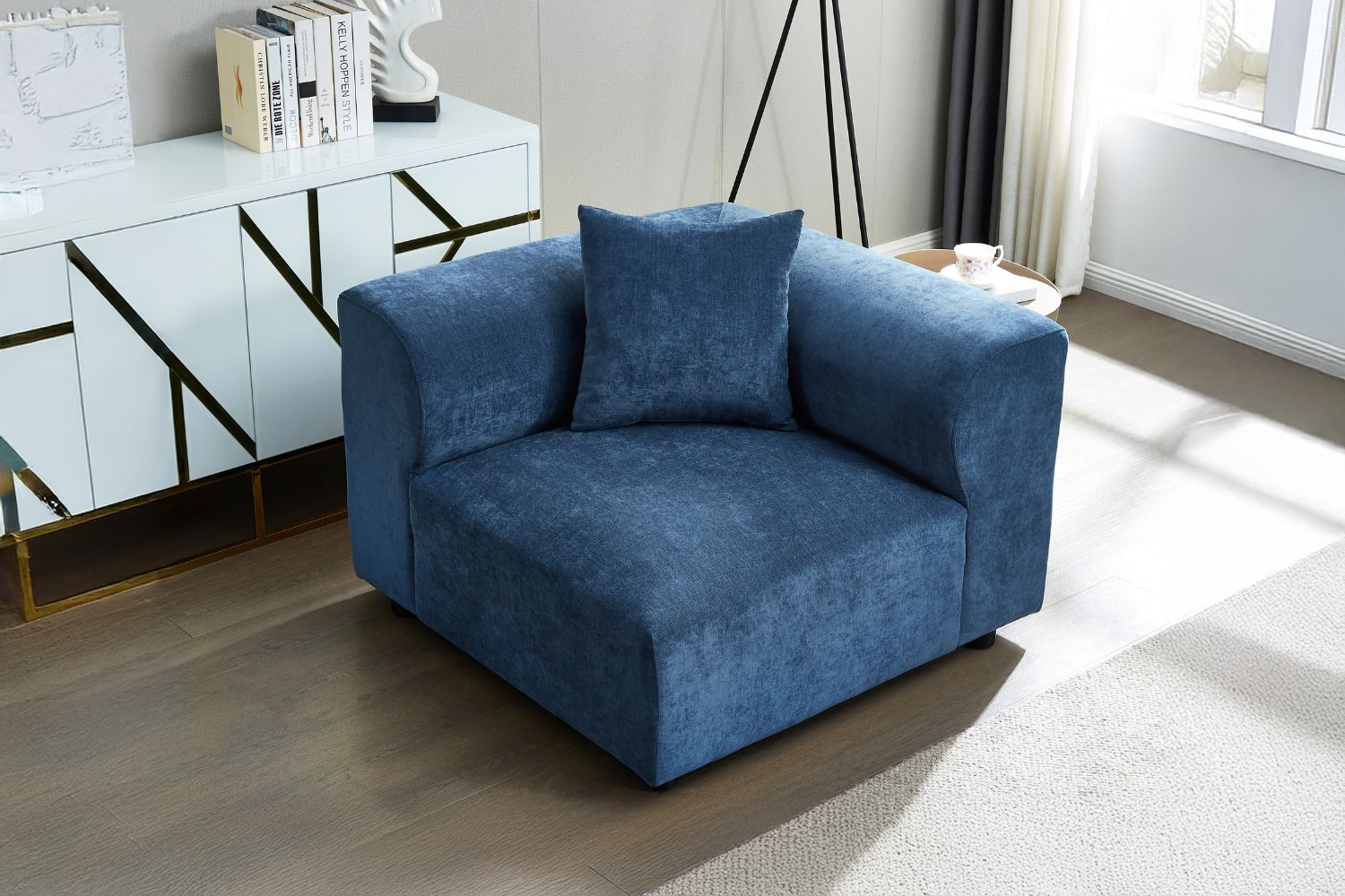 BARI Memory Foam Fabric Modular Sofa