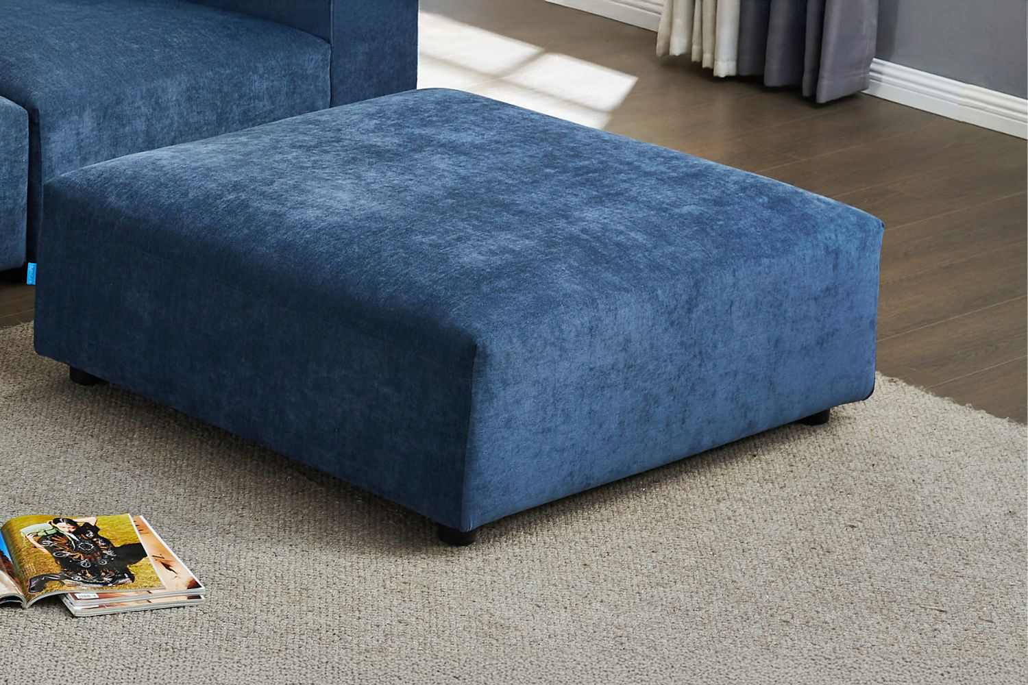 BARI Memory Foam Fabric Modular Sofa - Corner
