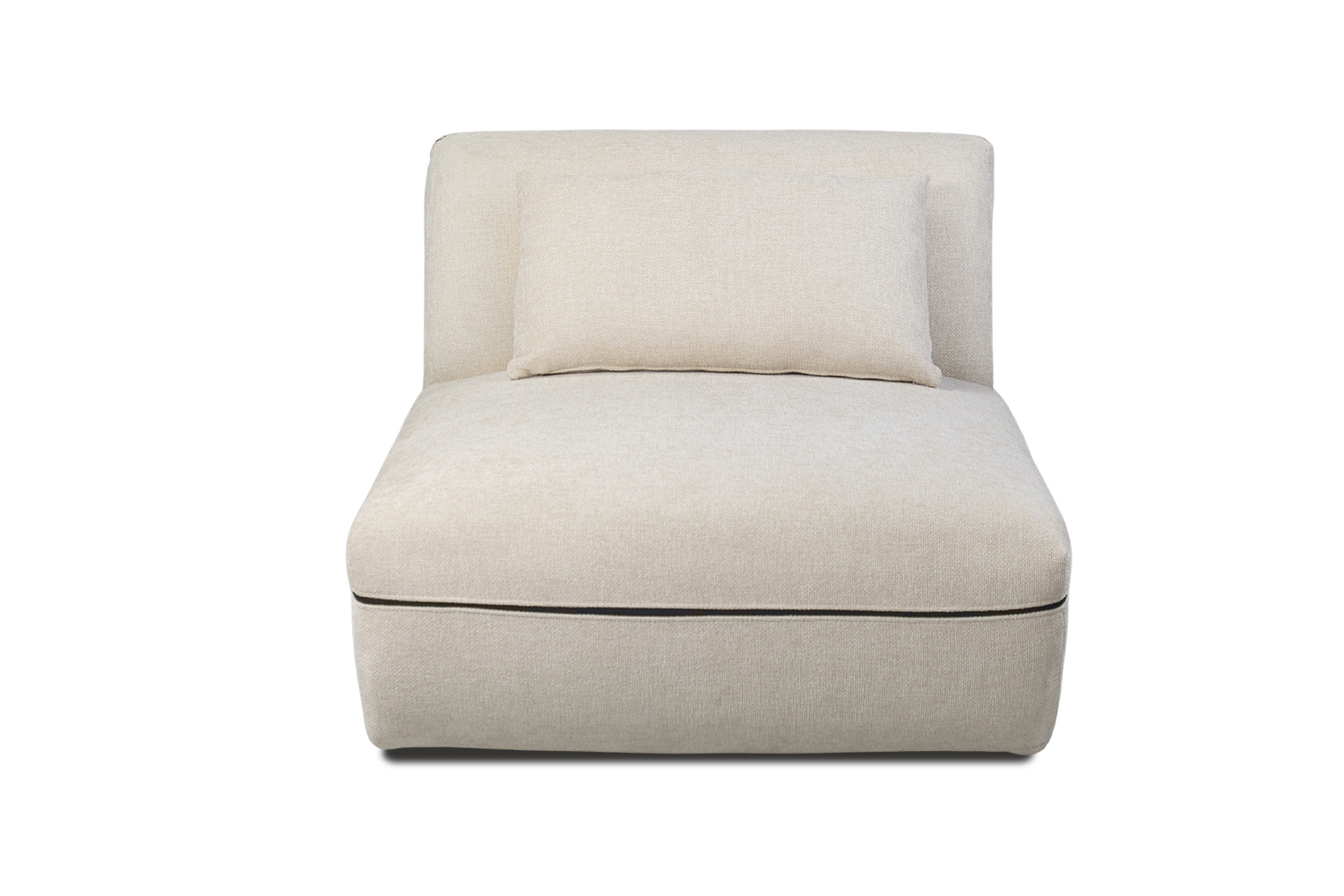 WALTON Premium Chenille Fabric Modular Sofa - Armless Chair