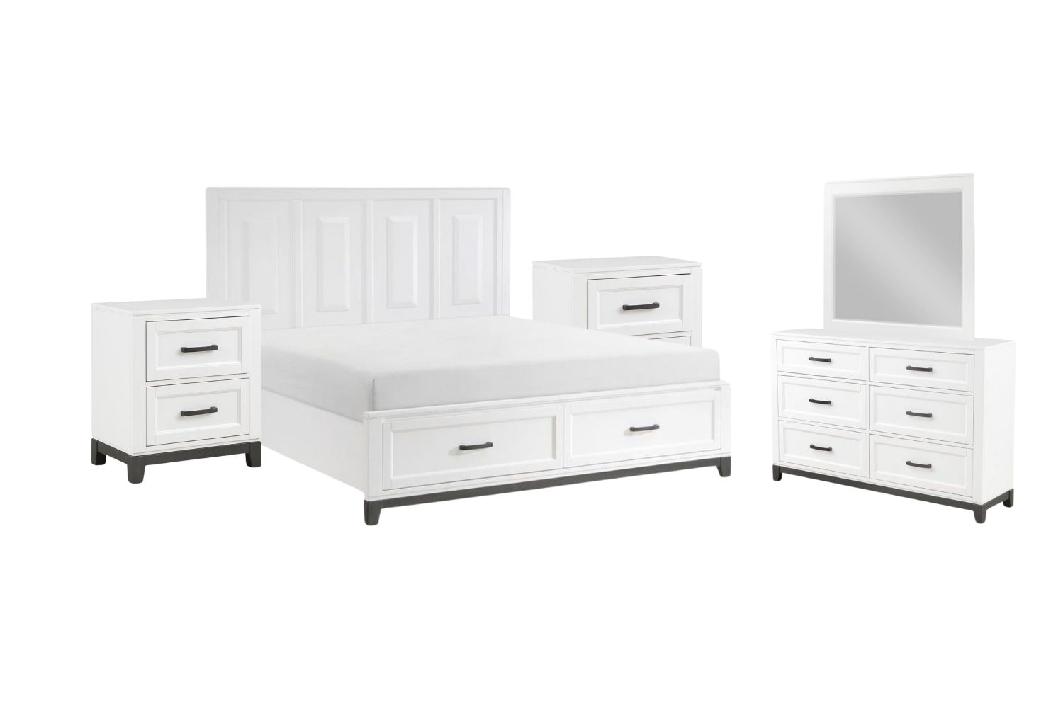 CLOUDLAND Bedroom Combo Set in Queen Size - 6PC Combo