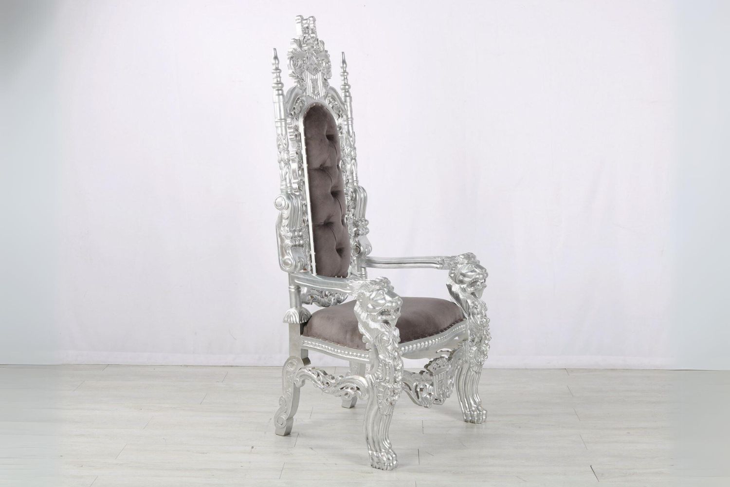 King Lounge Chair (Silver)