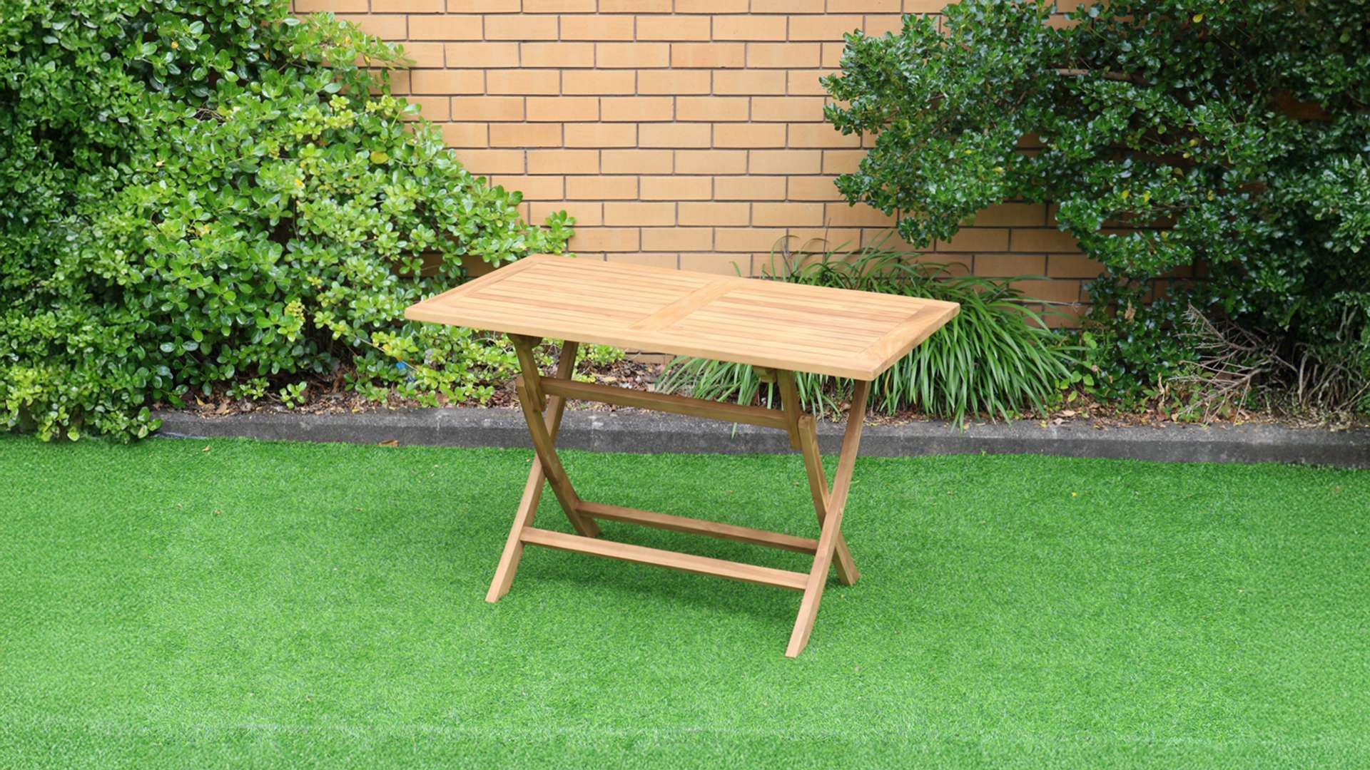 BALI Solid Teak - Rectangle Folding Table (Only)