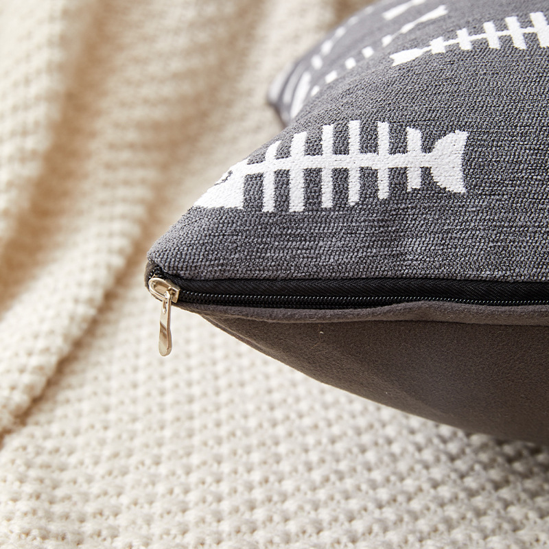 COLORFUL Fish Loop Yarn Cushion with Inner in Multiple Colors(45x45cm)