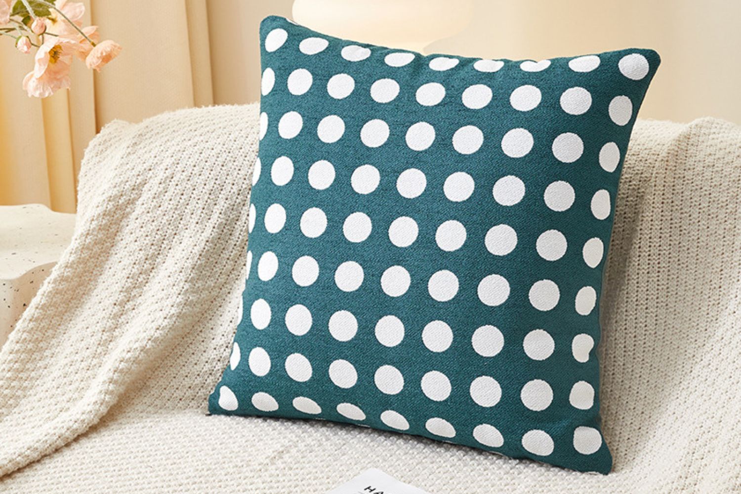 BUBBLE Flower Loop Yarn Cushion with Inner (45CM x 45CM) - Multiple Colors