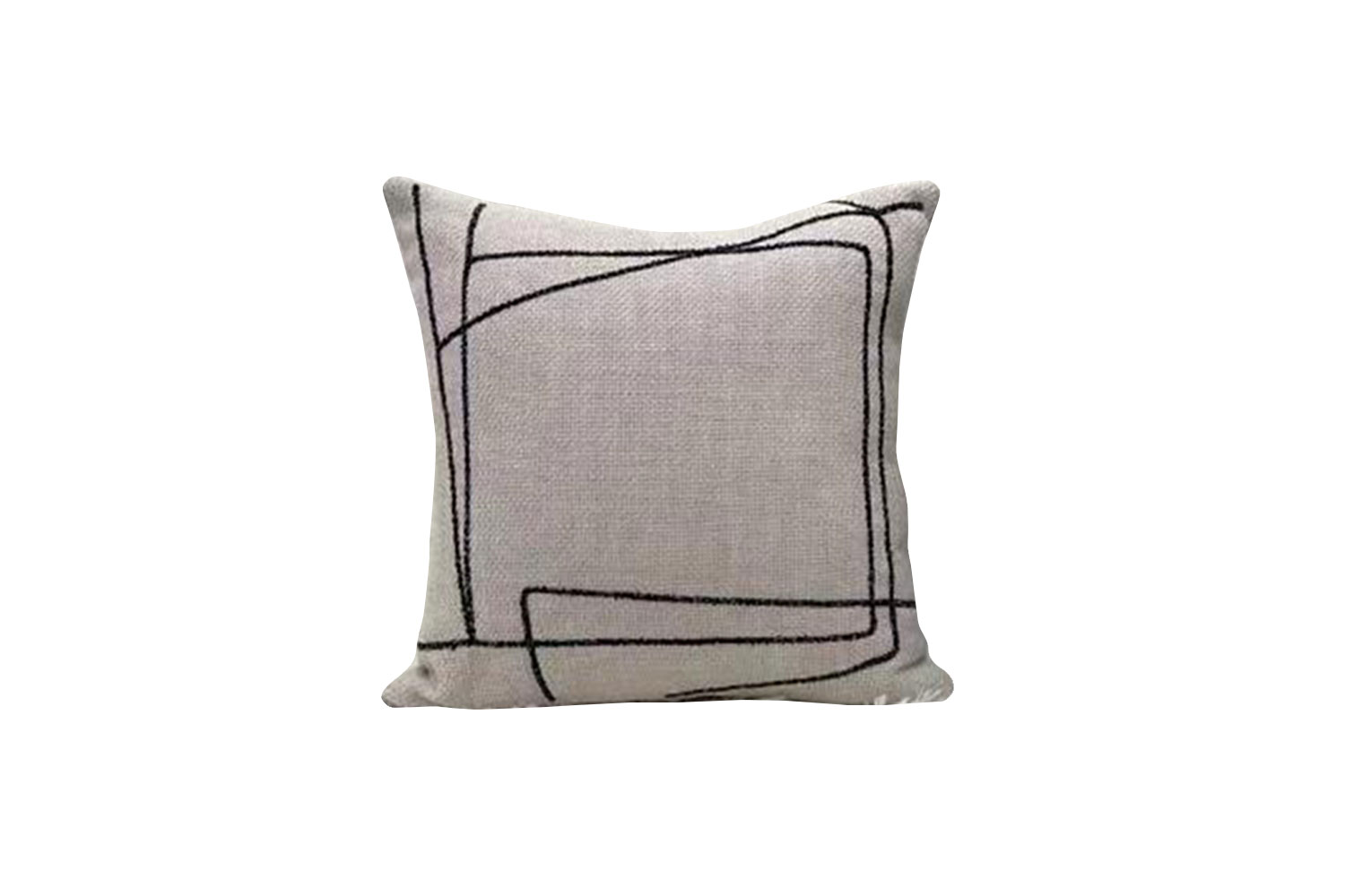 ABSTRACT STYLE Linen Cushion with Inner in Multiple Colours (45x45cm)