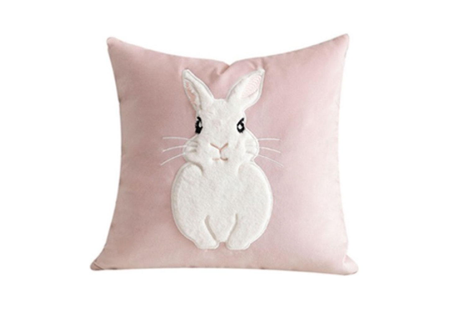 EMBROIDERY Linen Cushion with Inner in Multiple Colors (45x45cm ...
