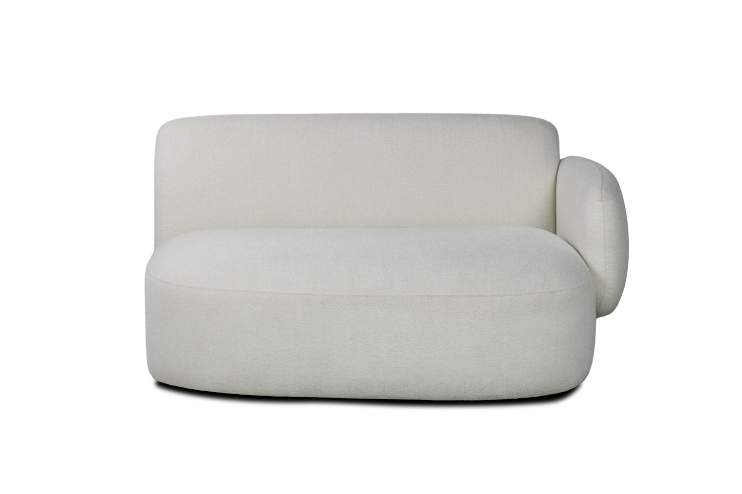 [FLOOR MODEL CLEARANCE] SUMMIT Fabric Modular Corner Sofa (White) - 6PC Set