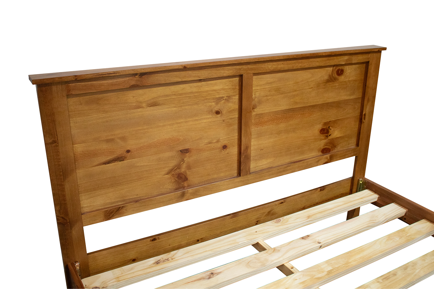 BAYARD Solid Pine Wood Bed Frame - King Single