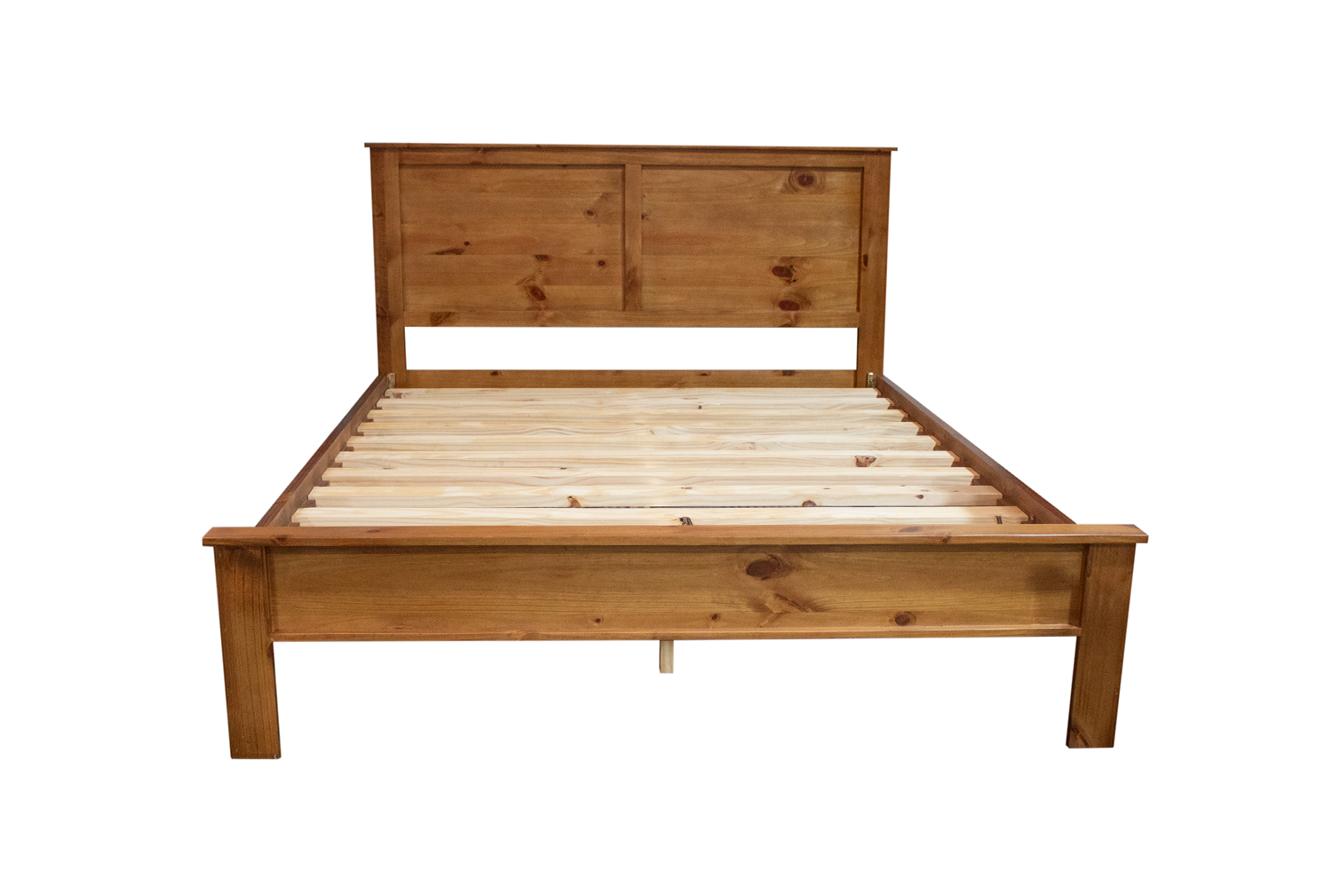 BAYARD Solid Pine Wood Bed Frame - Double