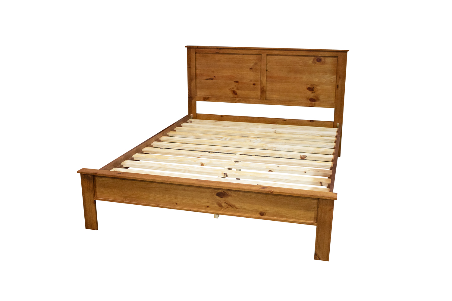 BAYARD Solid Pine Wood Bed Frame - Queen