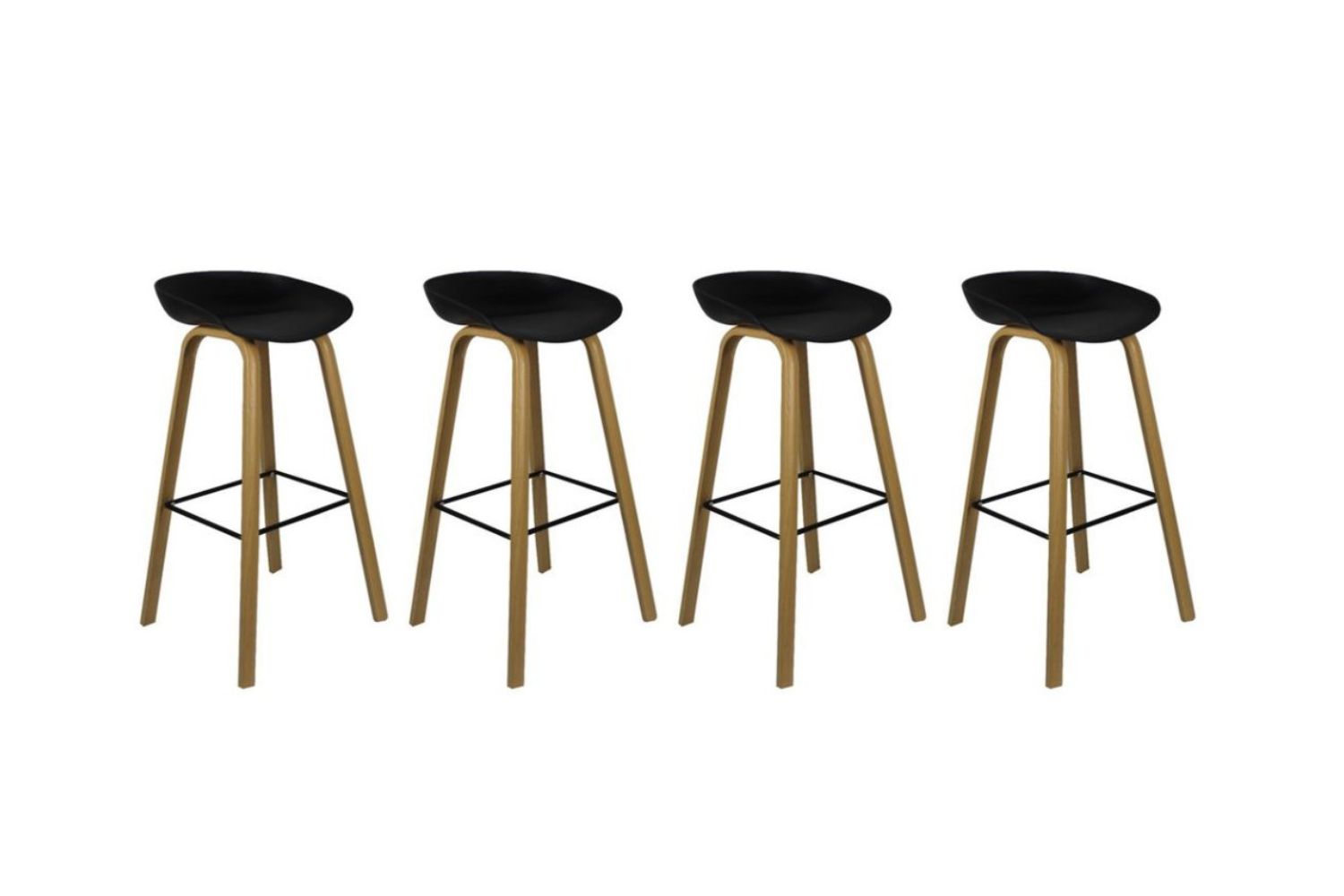PURCH H75 Barstool Metal Legs (Black)