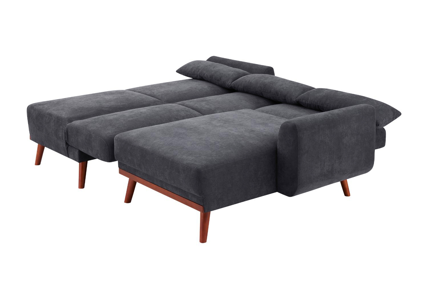 TARA Fabric Reversible Sectional Sofa Bed