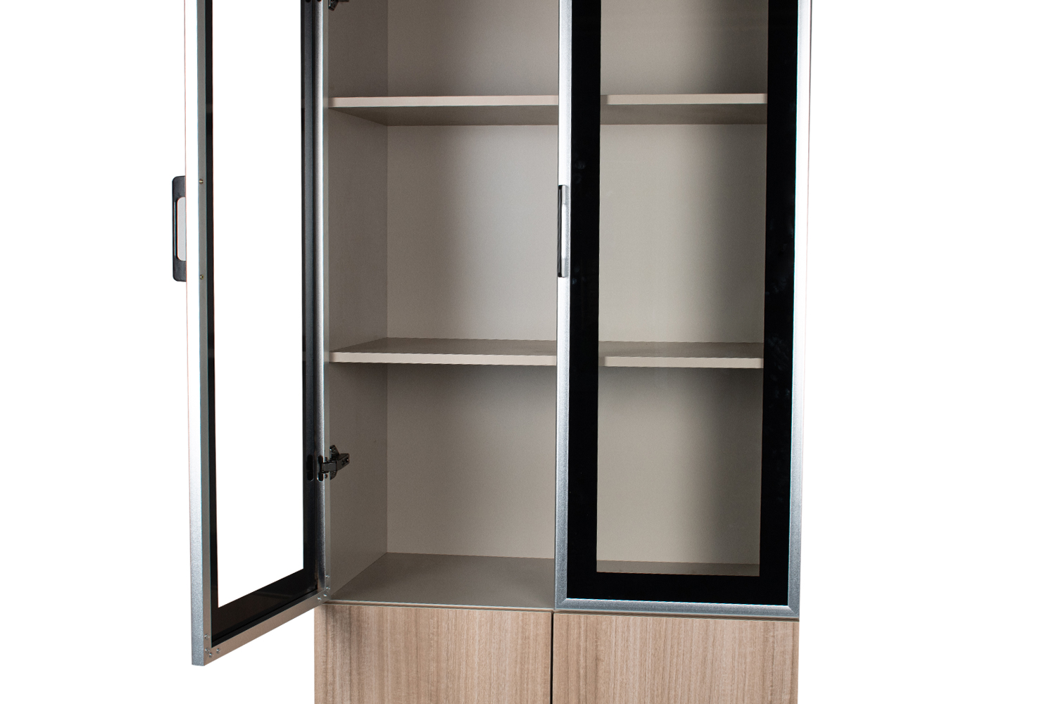 FOCUS Office System 2-Door Bookshelf & Display Unit