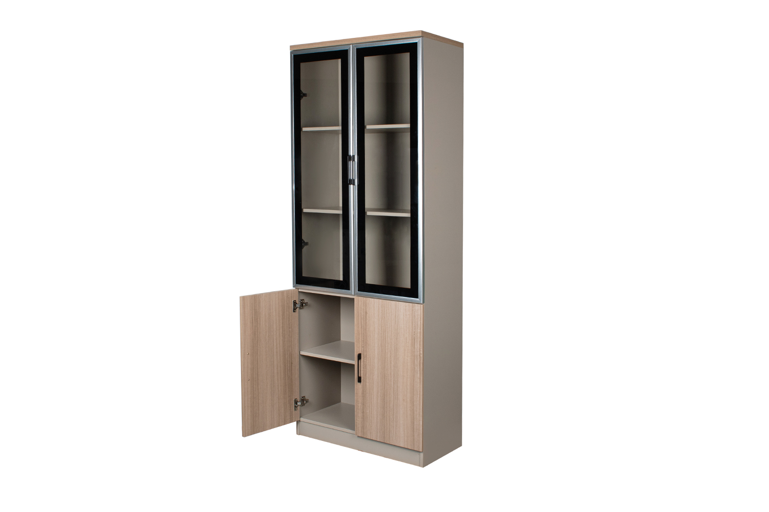 FOCUS Office System 2-Door Bookshelf & Display Unit