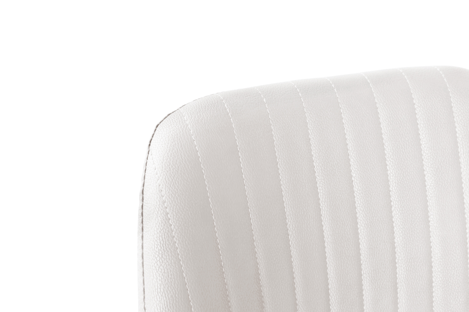 LIZ Adjustable Swivel Gas Lift Bar Stool (White)