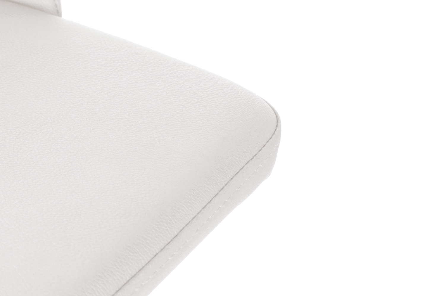 LIZ Adjustable Swivel Gas Lift Bar Stool (White)