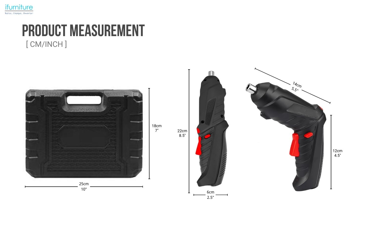 47-in-1 Portable Electric Screwdriver Set with USB