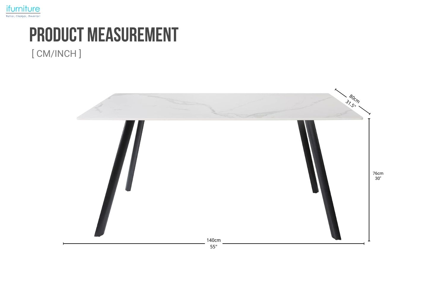 ALORA 140 Dining Table