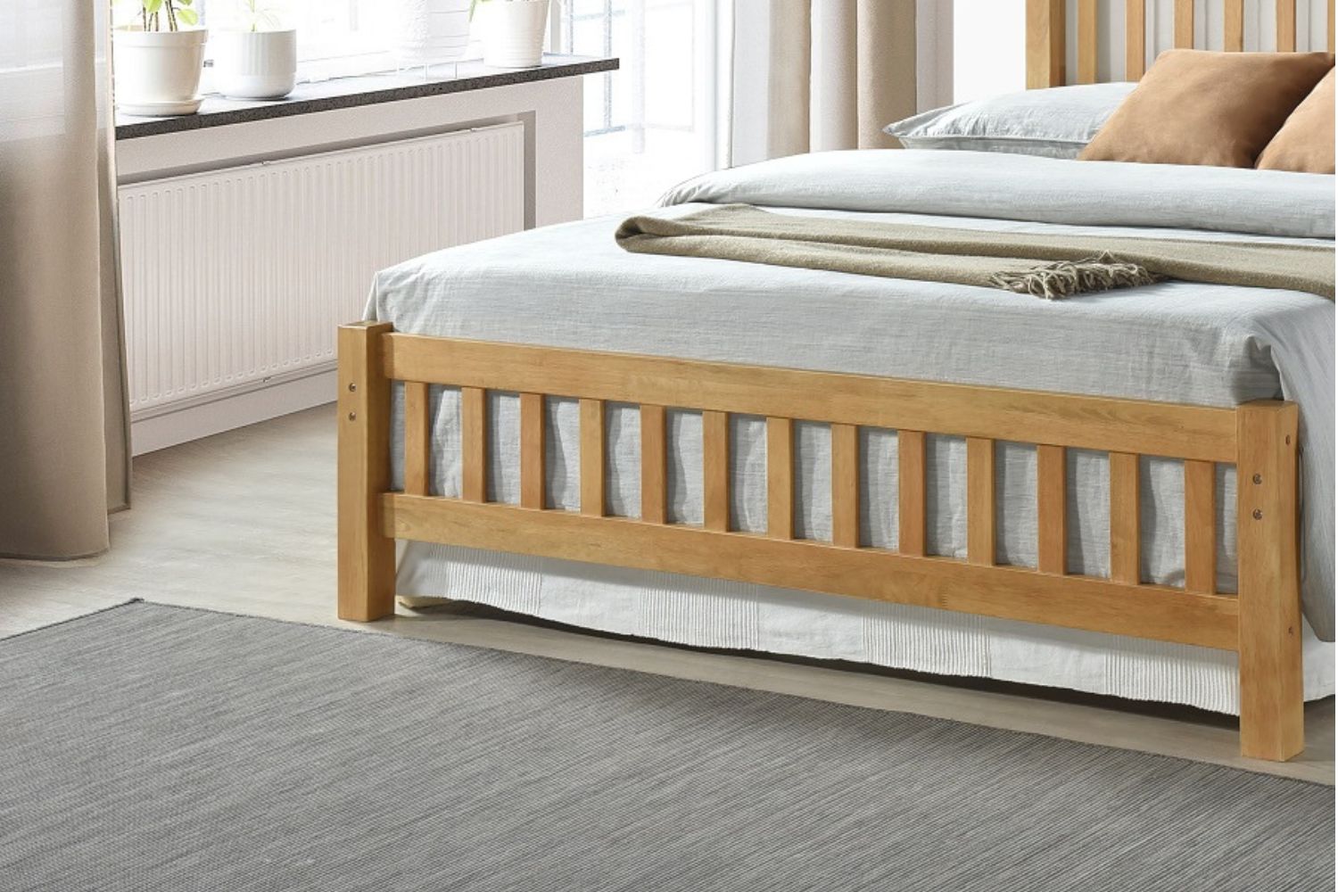 FORESTER Solid Wood Bed Frame - Double Size
