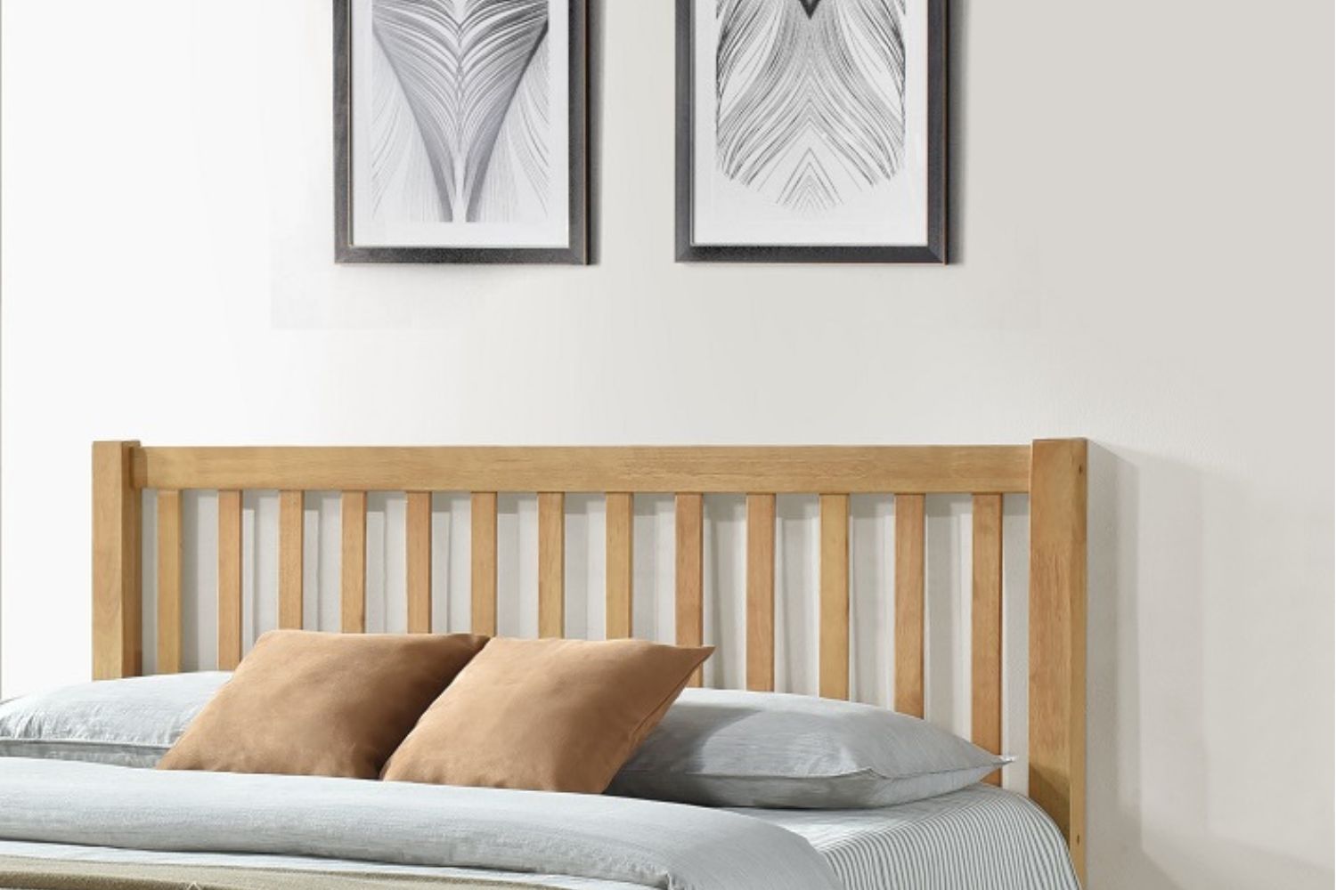 FORESTER Solid Wood Bed Frame - Queen Size