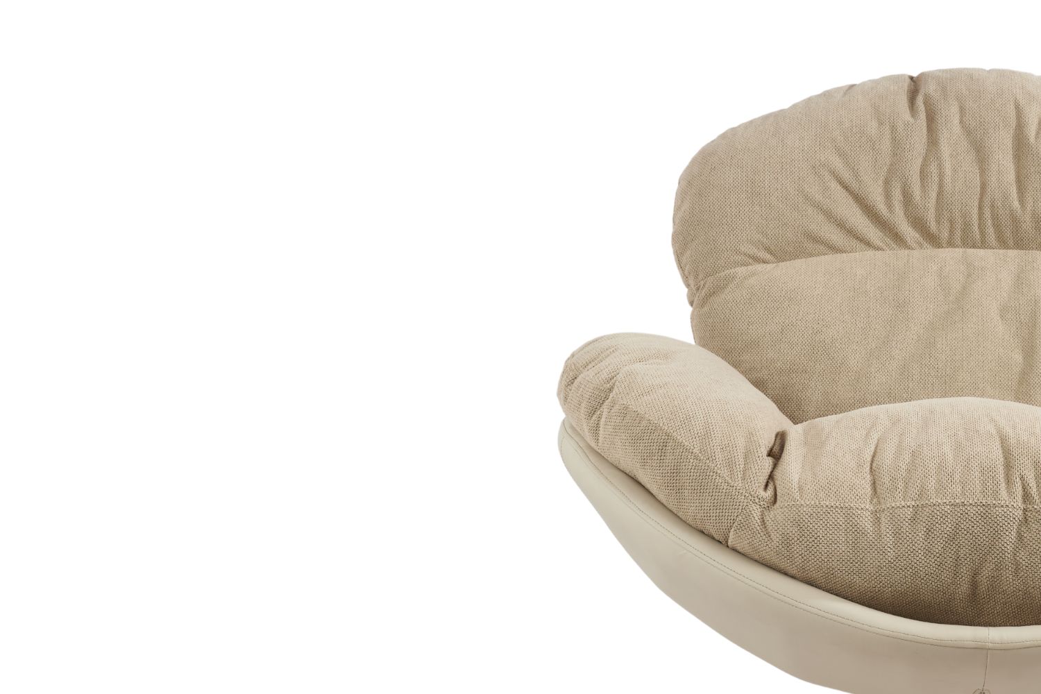 LOMAS 360° Swivel Lounge Chair with Removable Cushions