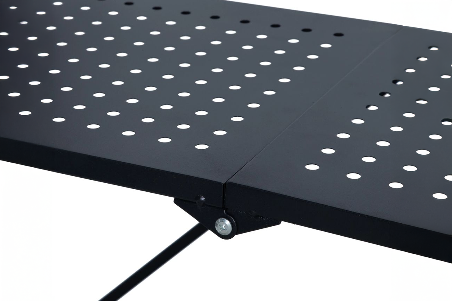 NNEVL 87x71cm 3-Tier Foldable Shelves with Wheels