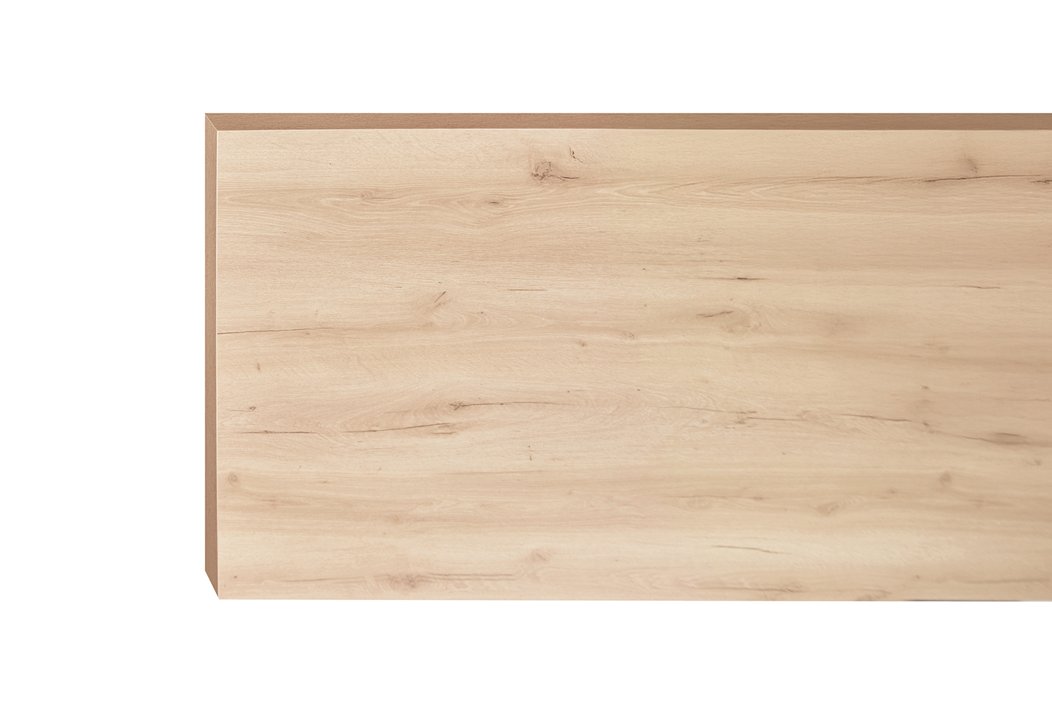 SYNERGYPLUS Dining Table with A-Frame Metal Legs (Natural Oak) - 200x100
