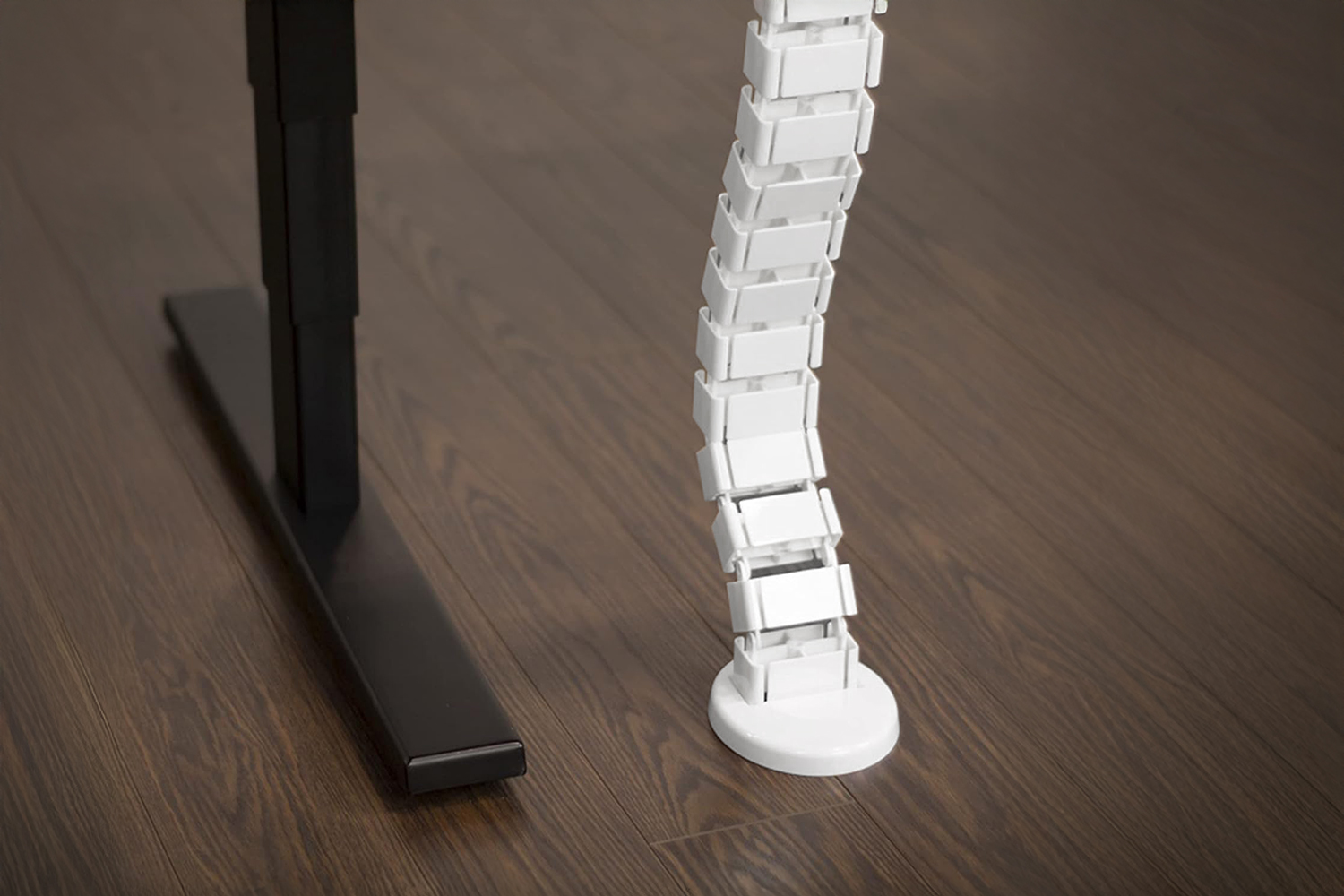 EVIS 128cm Snake Cable Management Spine Conduit (White)