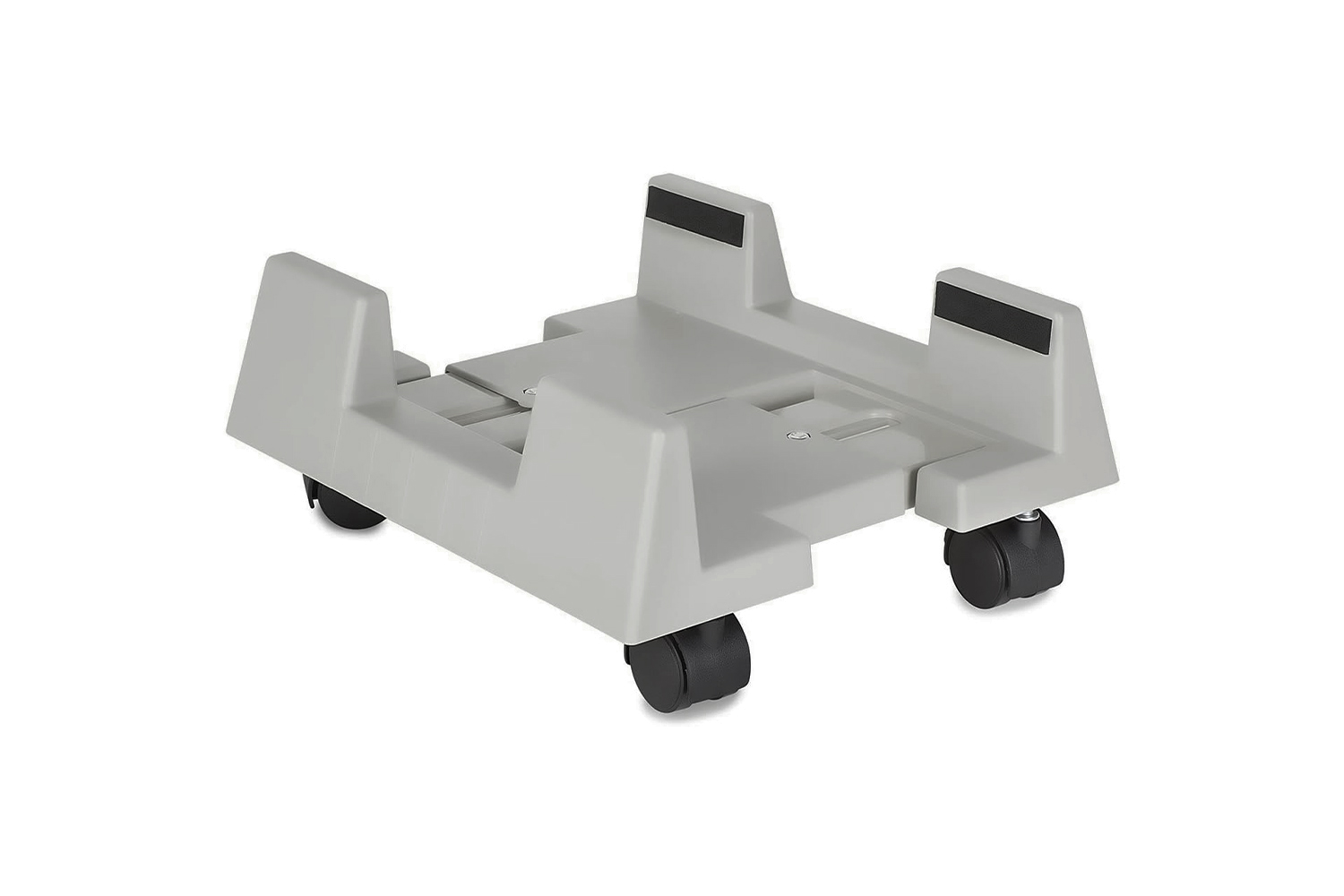 LEXTER Portable Adjustable CPU Box Stand with Casters Wheels
