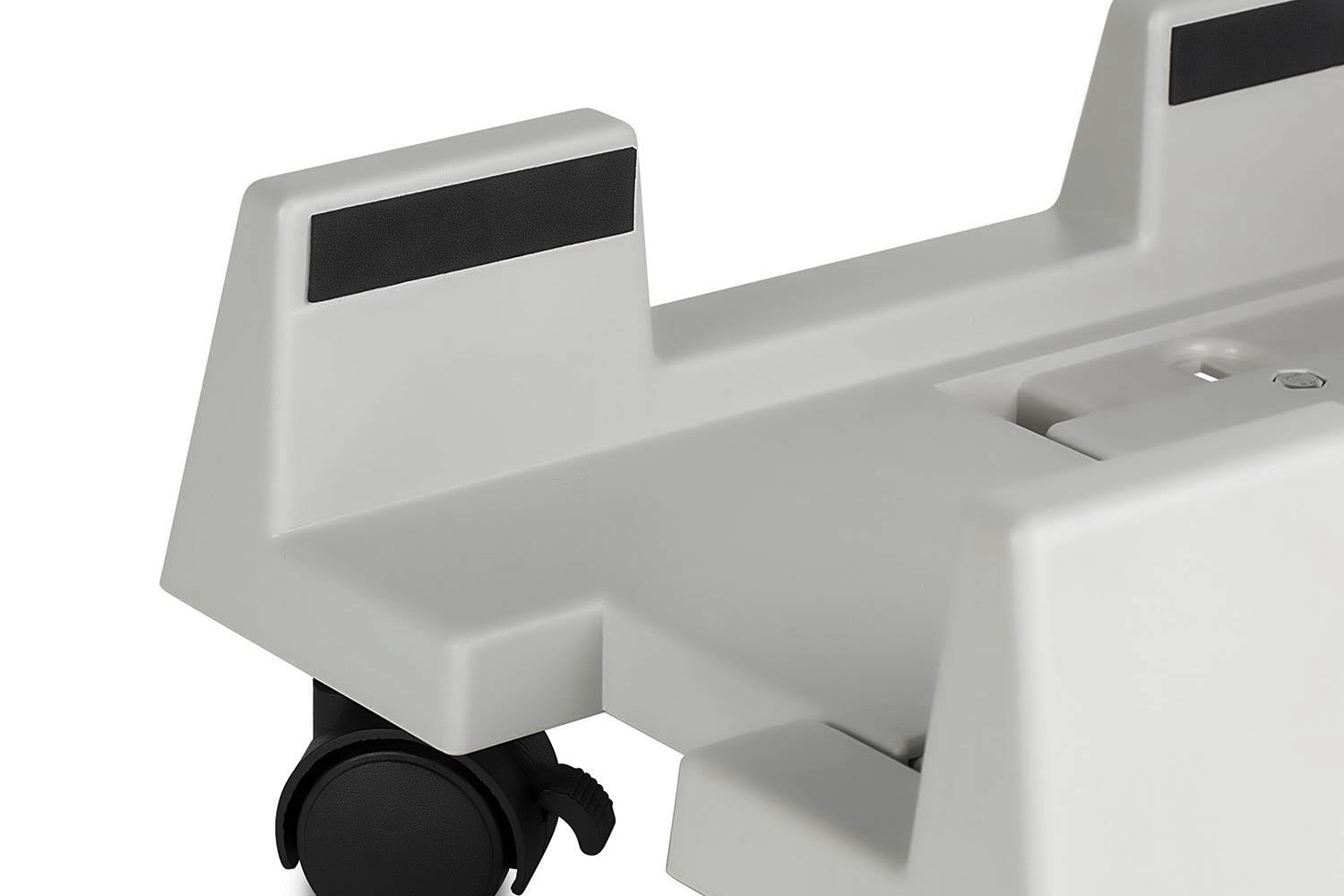 LEXTER Portable Adjustable CPU Box Stand with Casters Wheels