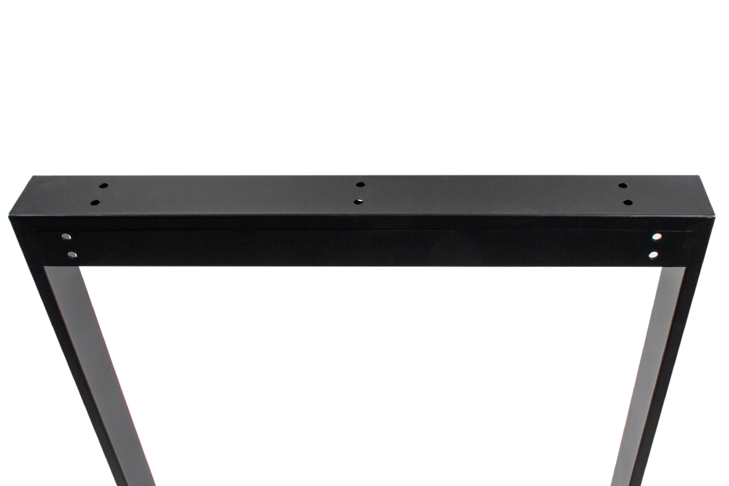 SYNERGYPLUS Dining Table with Square Metal Legs (Walnut) - 180x90