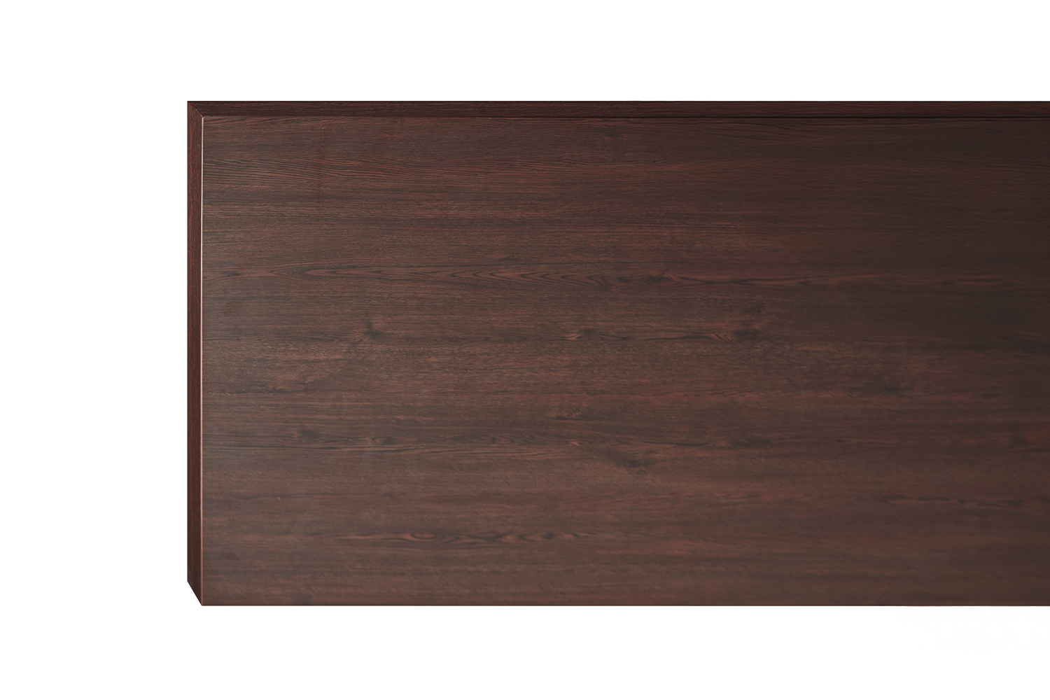 SYNERGYPLUS Dining Table with Trapezoid Metal Legs (Walnut) - 160x90