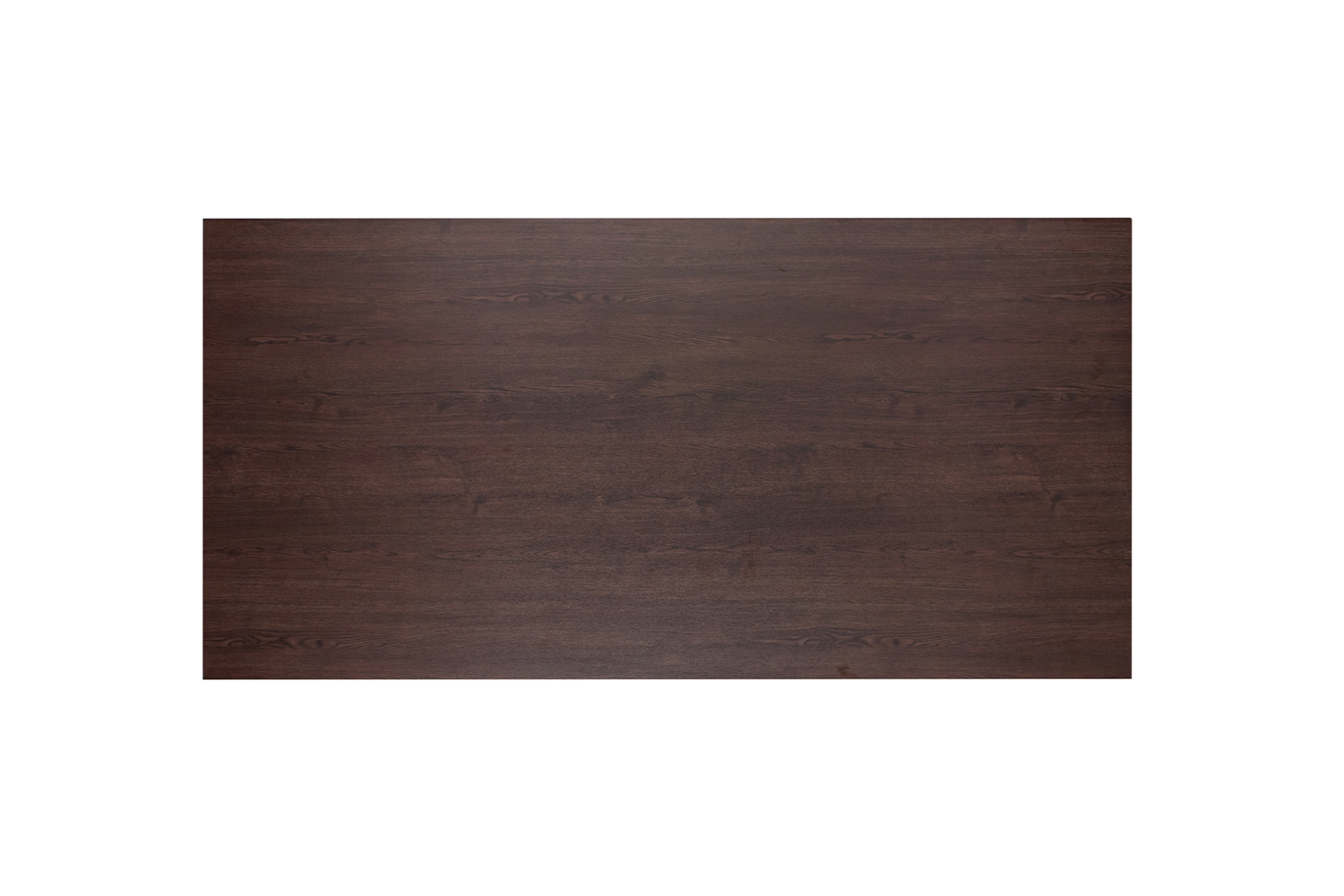 SYNERGYPLUS Dining Table with Trapezoid Metal Legs (Walnut) - 180x90