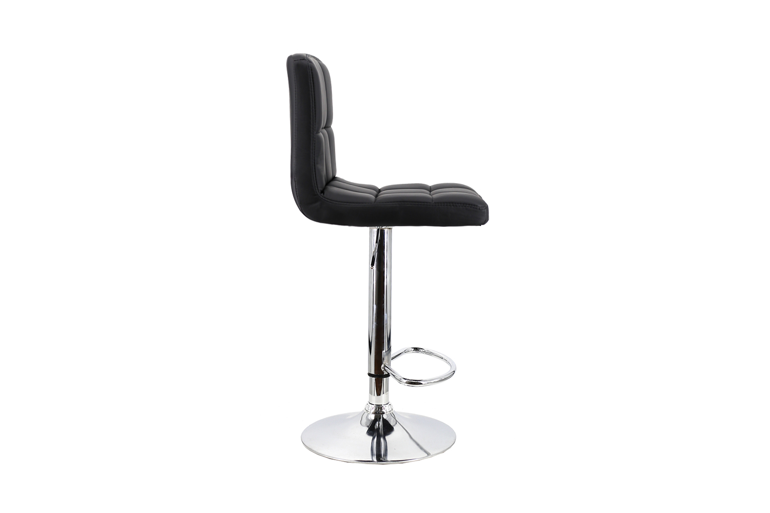 AKALI Adjustable Swivel Gas Lift Bar Stool (Black)