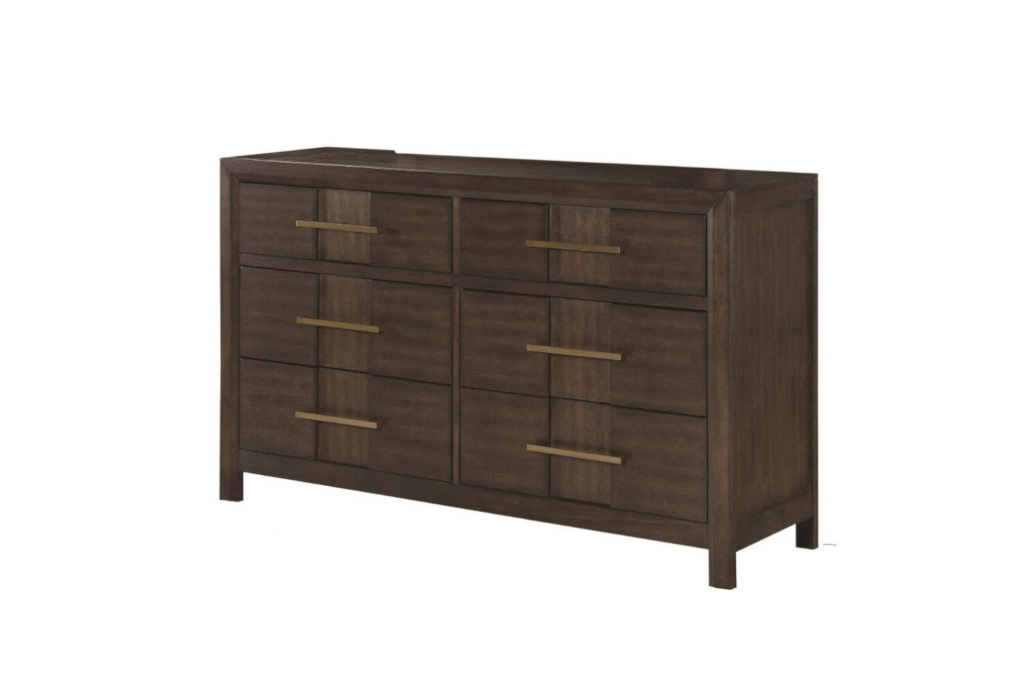 HOPKINS 6-Drawer Dresser with Mirror - Dresser with Mirror