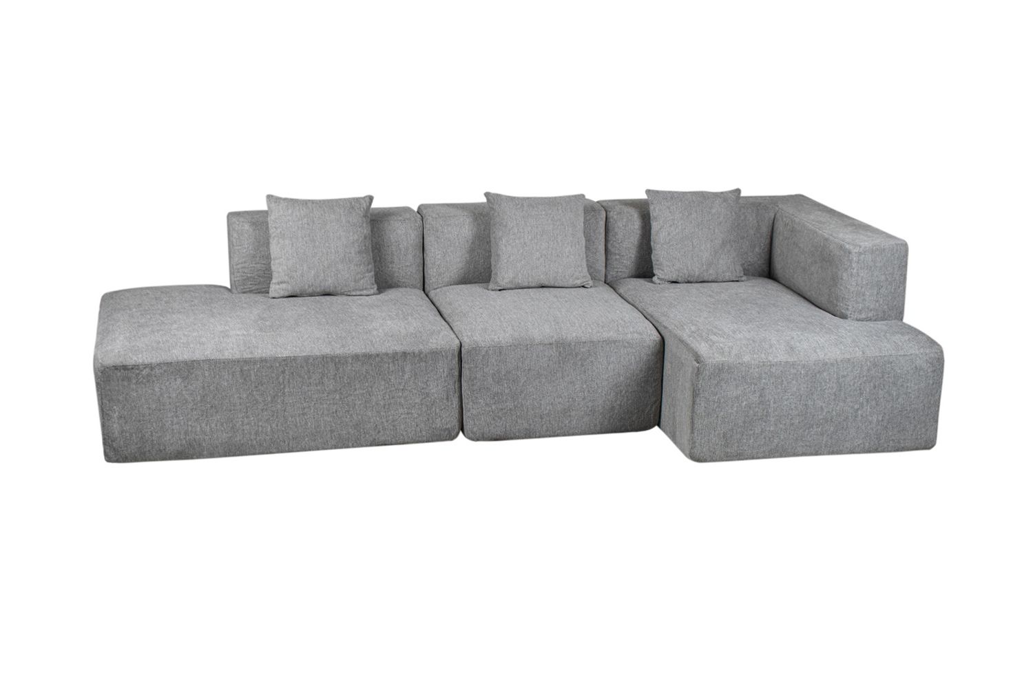 BRAIDEN Fabric Sectional Compressed Sofa