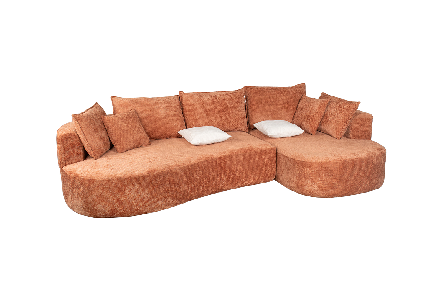 BRODY Fabric Sectional Compressed Sofa