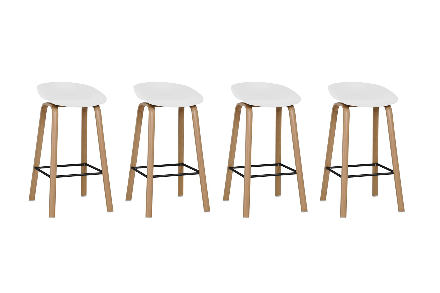 PURCH H75 Barstool Metal Leg (White)