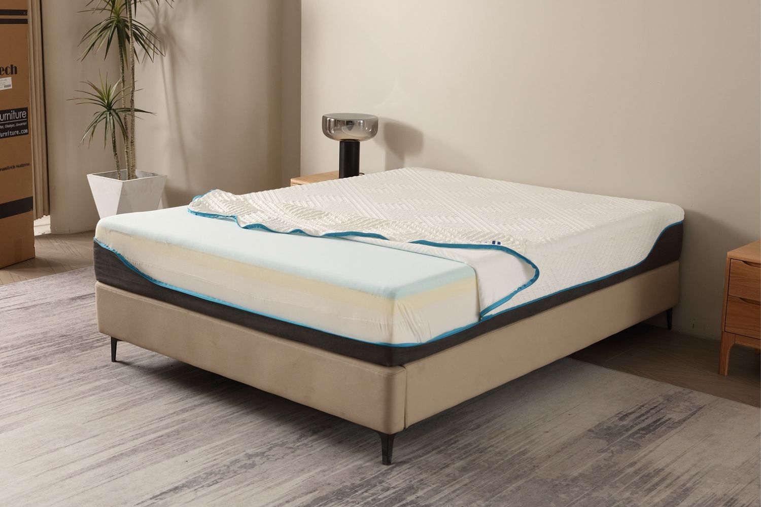 CLOUDREST Gel Memory Foam Mattress in Single/King Single/Double/Queen Size