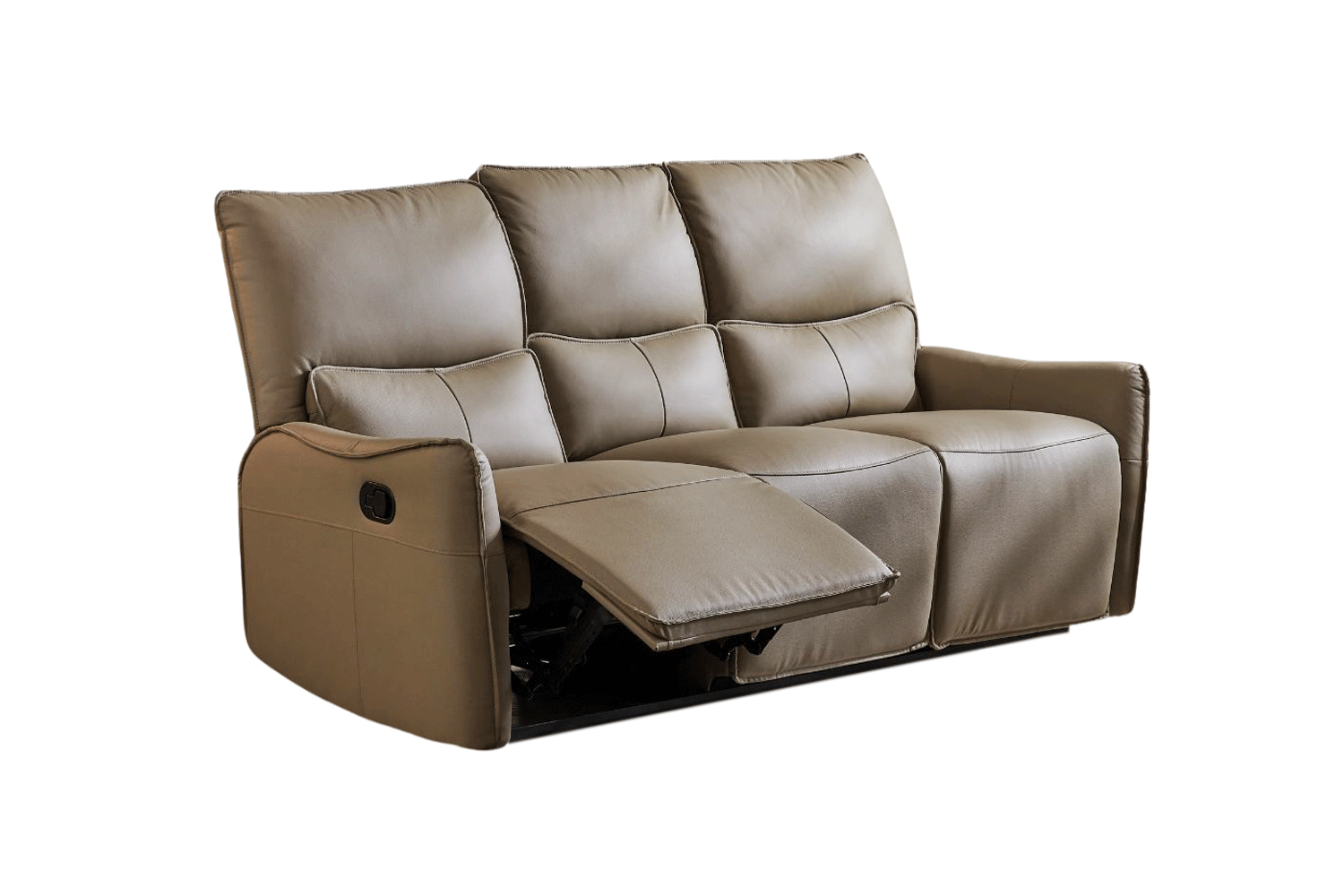 NICOLE Genuine Leather Manual Reclining Sofa Range